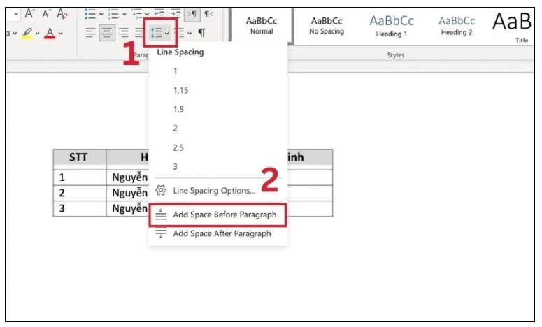 Cách Căn Chỉnh Dòng Trong Bảng Table Word 2010, 2016 - Trang Mực In - Cung Cấp Mực In, Mực ...